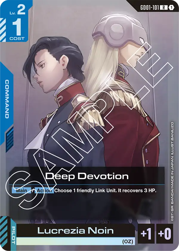 Gundam Card Game - GD01 Newtype Rising Deep Devotion GD01-101 – Maruko House